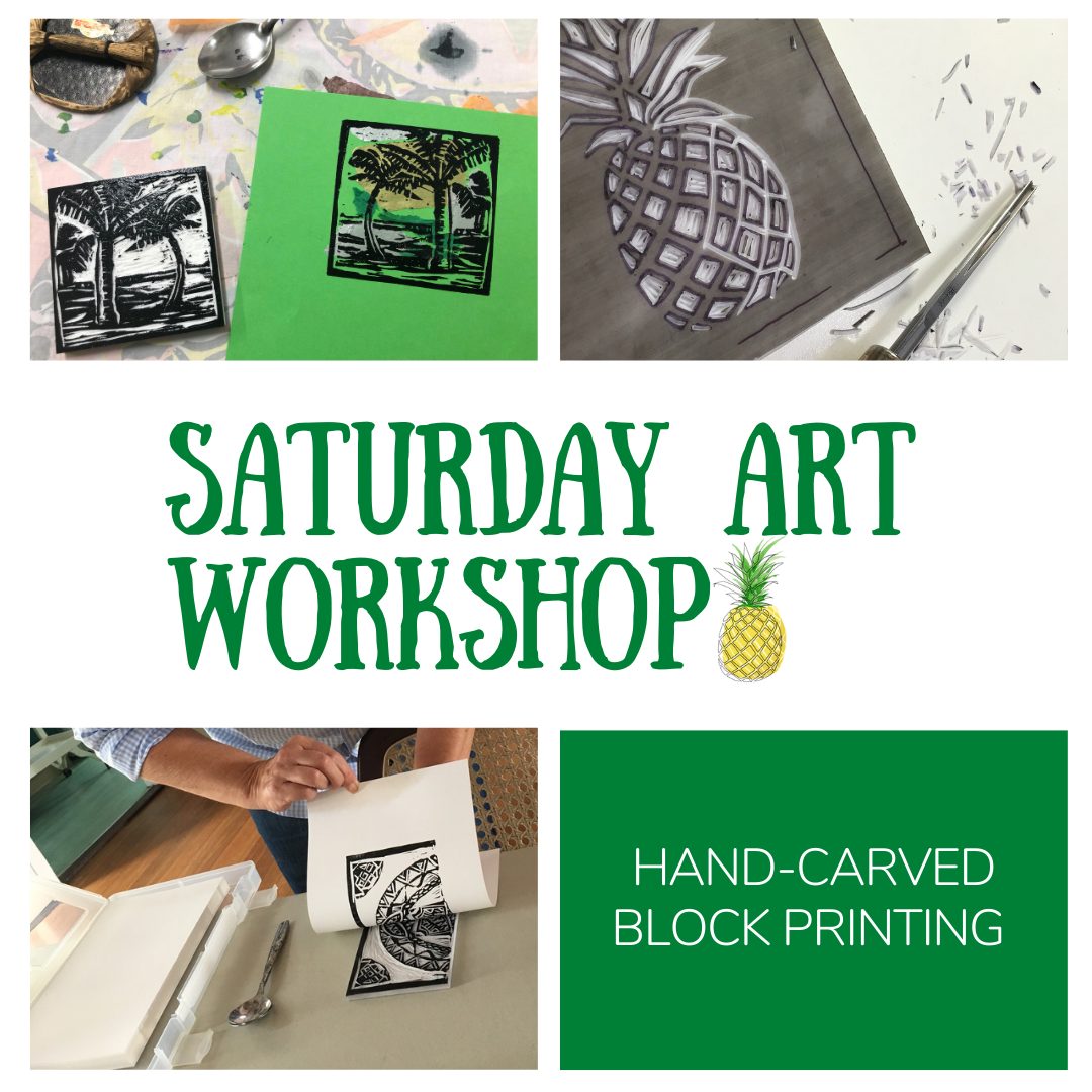 Hand Carved Block Printing - Studio Yellow | Manly West | Brisbane