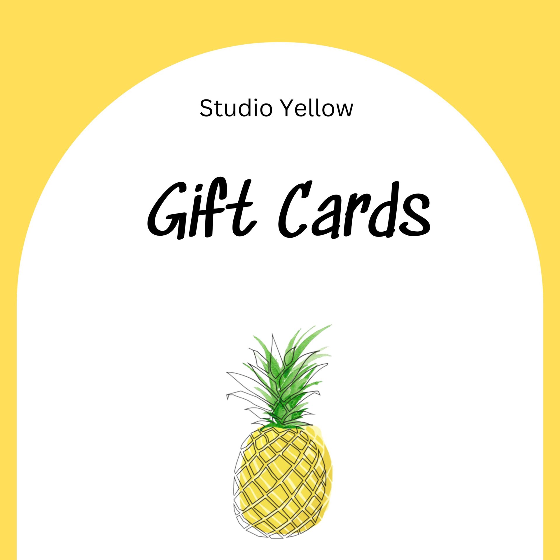 Gift Card - Studio Yellow | Manly West | Brisbane
