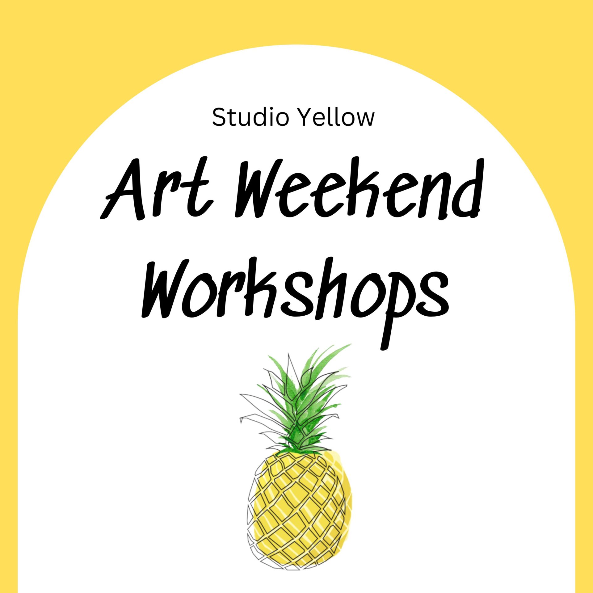 Art Weekend Workshops - Studio Yellow | Manly West | Brisbane